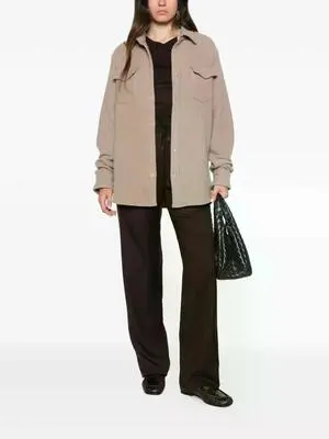 GOD'S TRUE CASHMERE Waffle-knit Shirt