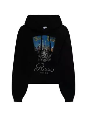 PROTOCOL INDEX Reconstructed Hourglass Hoodie - Black