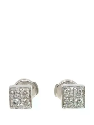 BVLGARI 2010s Lucia Diamond Earrings - Silver