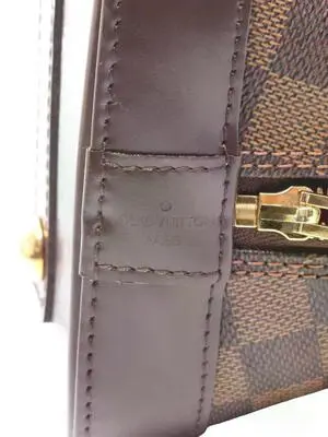 LOUIS VUITTON 2014 Damier Ebene Alma Pm Handbag