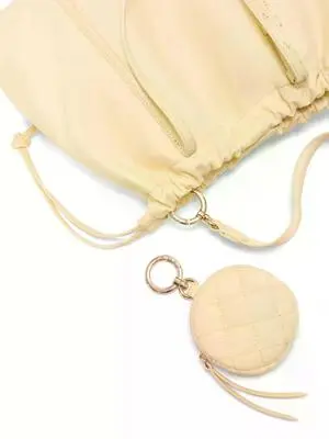 Mz Wallace Small Waverly Drawstring Tote Bag - Yellow