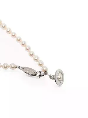 VIVIENNE WESTWOOD Simonetta Pearl Necklace - Silver