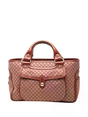 Celine 2016 Macadam Canvas Boogie Handbag - Pink