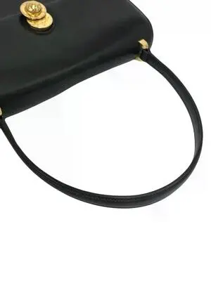 Celine 1990-2000 Leather Rotating Planet Top Handle Bag Handbag