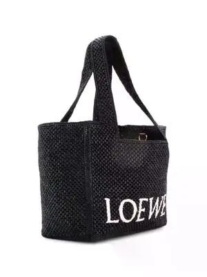 Loewe Paula's Ibiza Logo Raffia Large Tote Bag