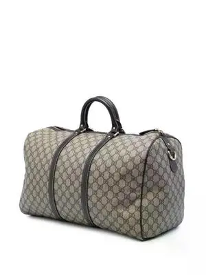 Gucci 2016-2026 Large Gg Supreme Joy Duffel Bag Travel Bag - Neutrals