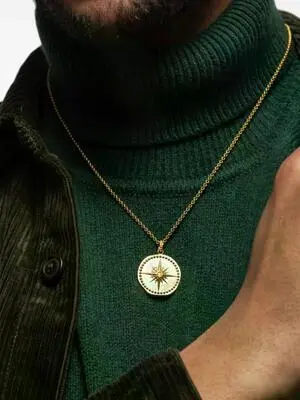 DOWER & HALL Compass-pendant Necklace