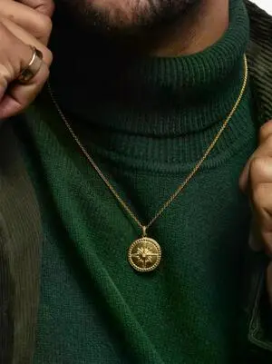 DOWER & HALL Compass-pendant Necklace