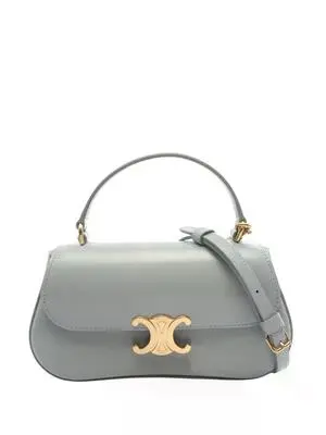 Celine 2010-2026 Teen Leather Laura Satchel - Blue