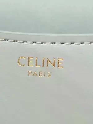 Celine 2010-2026 Teen Leather Laura Satchel - Blue