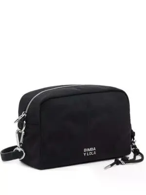 Bimba Y Lola Medium Nylon Crossbody Bag - Black