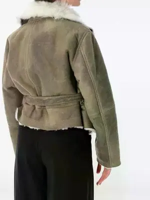 Rick Owens Belted Shearling Coat