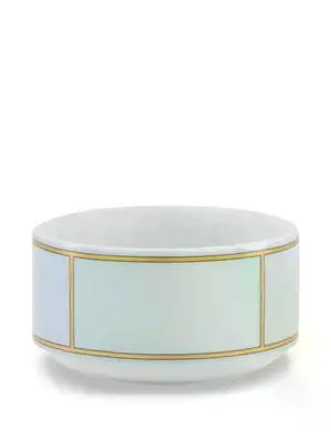GINORI 1735 Diva Gold-trim Fruit Bowl - Blue