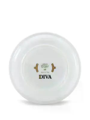GINORI 1735 Diva Gold-trim Fruit Bowl - Blue