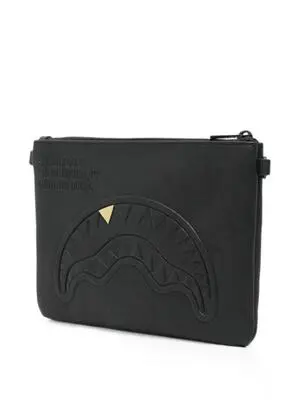 SPRAYGROUND Shark Mouth Embossed Clutch Bag