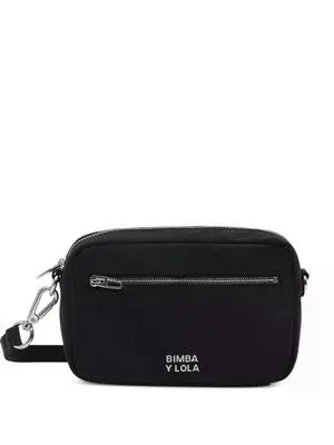 Bimba Y Lola Small Nylon Crossbody Bag - Black