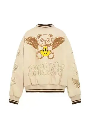BARROW Logo-embroidered Bomber Jacket