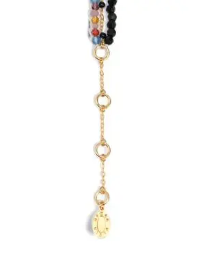 Bimba Y Lola Short Triple-layer Stones And Crystals Necklace