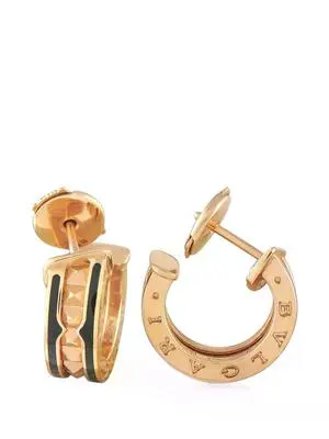 BVLGARI B.zero1 Ceramic Hoop Earrings