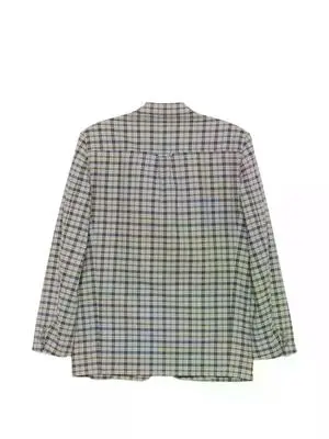 Valentino Garavani 1990s Checked Single-breasted Blazer - Grey