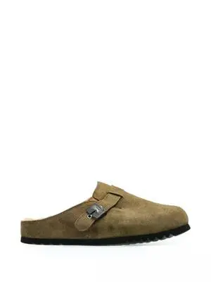 DR. SCHOLL'S SHOES Grace Buckled Mules - Green
