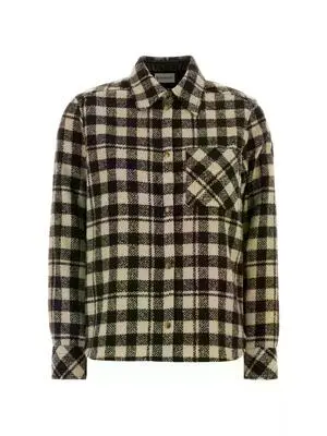 Moncler Check-pattern Flannel Shirt - Brown