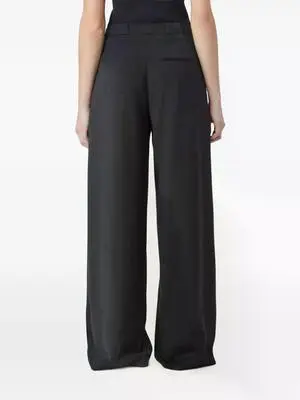 Closed Rylan Pleated Twill Trousers - Black