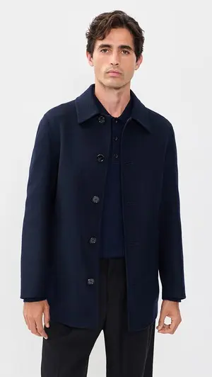 Burberry Double Faced Short Car Coat