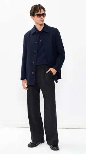 Burberry Double Faced Short Car Coat