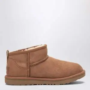 UGG Classic Ultra Mini Boots In Chestnut Beige