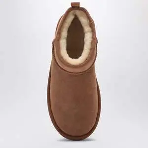 UGG Classic Ultra Mini Boots In Chestnut - Beige