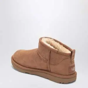 UGG Classic Ultra Mini Boots In Chestnut - Beige