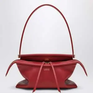 Loewe Small Whisker Bag In Carmine Leather - Red