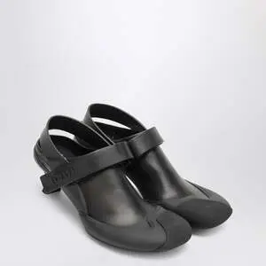Loewe Dive Slingbacks In Stretch Calfskin - Black