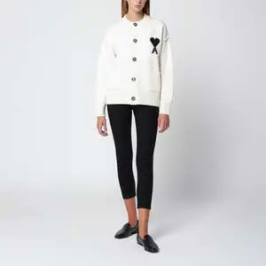 AMI Paris Wool Cardigan De Coeur