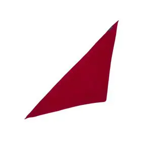 HELEN MCALINDEN Cashmere Ruby Triangle Scarf - Red