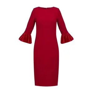 HELEN MCALINDEN Alex Ruby Dress - Red