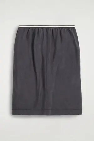 Cos Contrast-panel Pencil Skirt - Black