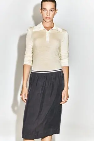 Cos Contrast-panel Pencil Skirt
