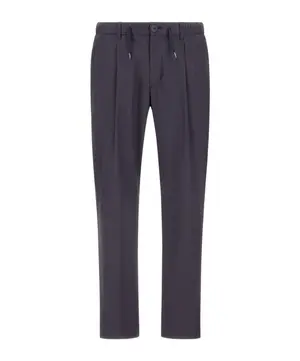Herno Logo Casual Pants - Blue