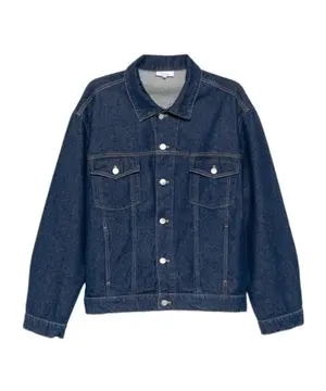 Maison Kitsuné Denim Trucker Jacket - Navy