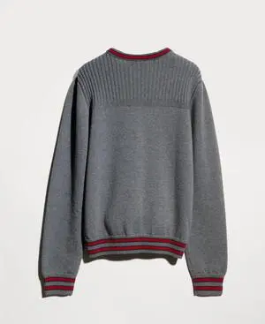 Gucci Web Crewneck Cardigan