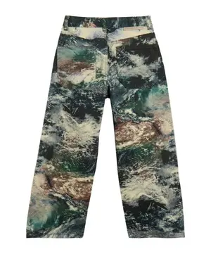 Stella McCartney Earth-print Cotton Jeans