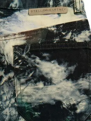 Stella McCartney Earth-print Cotton Jeans