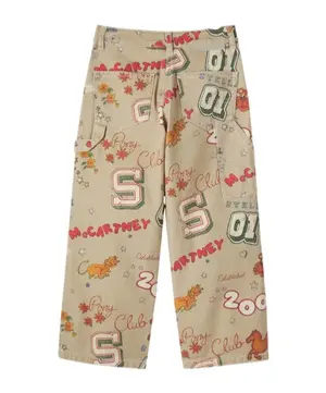 Stella McCartney Graphic-print Cotton Trousers