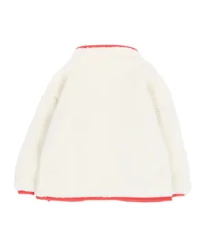 Stella McCartney Heart-patch Fleece Jacket - Ivory