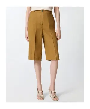 Pinko Tailored Bermuda Shorts - Oranges