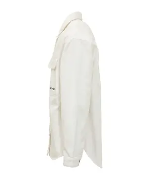 Palm Angels Classic Logo Loose Denim Shirt