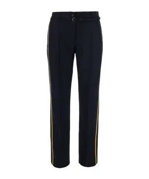 Dries Van Noten Belted Side-stripe Pants