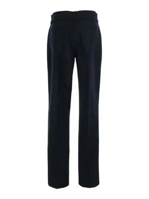 Dries Van Noten Belted Side-stripe Pants